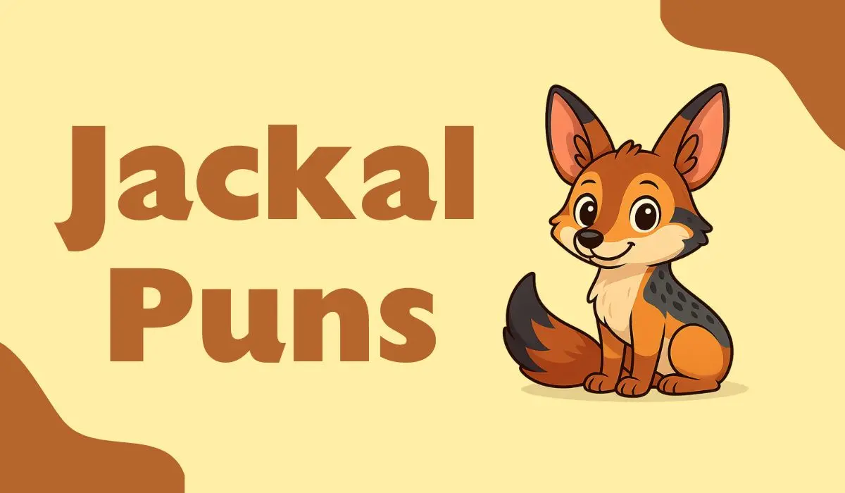 187+ Jackal Puns Mega-List: Captions, One-Liners & Jokes! | bigwritehook