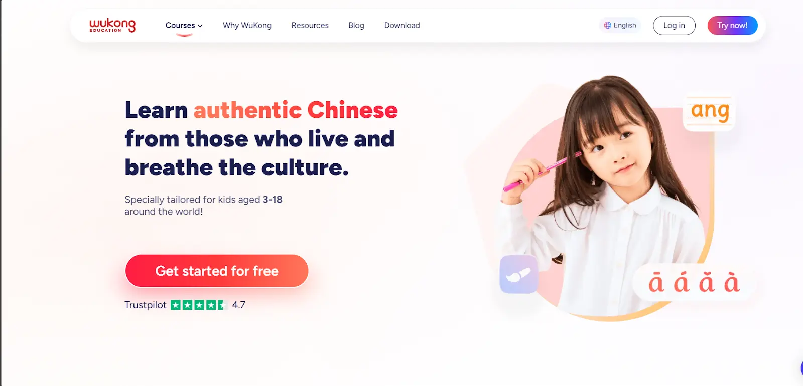 WuKong Education: The Ultimate Online Chinese Class for Kids | bigwritehook
