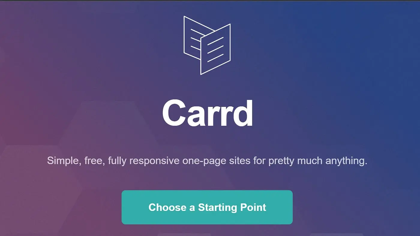 Carrd.co: The Complete Guide to Building Beautiful One-Page Websites ...