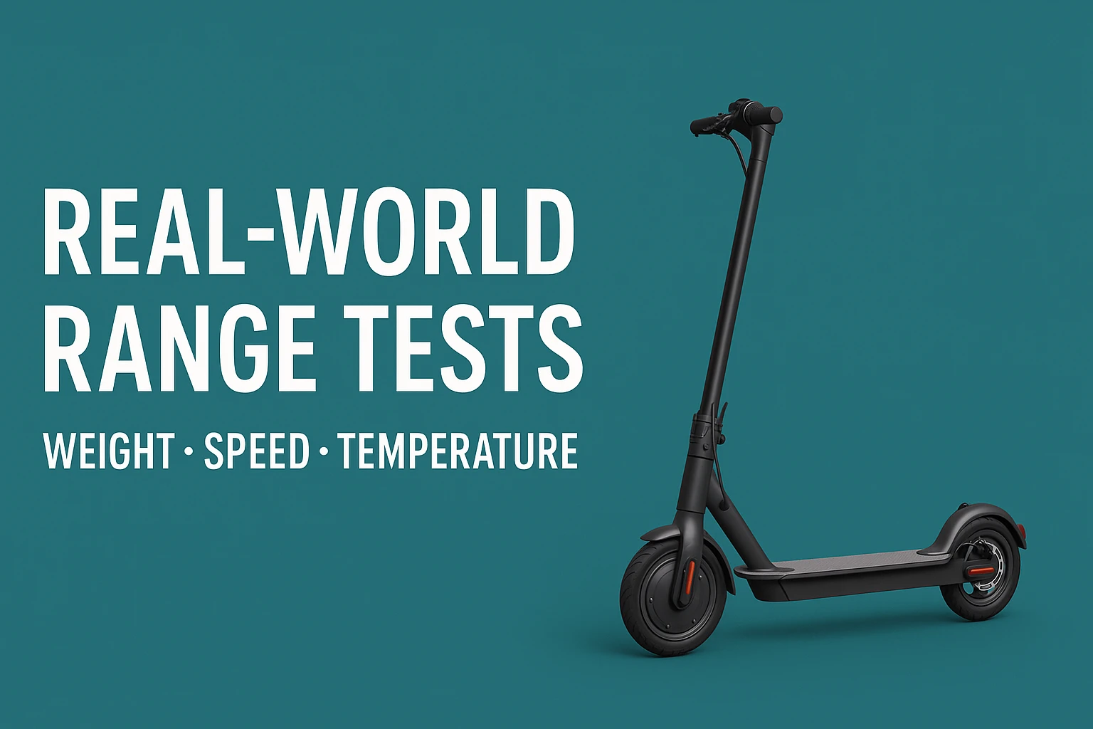 Real-World Range Tests: How Rider Weight + Speed + Temp Change Range