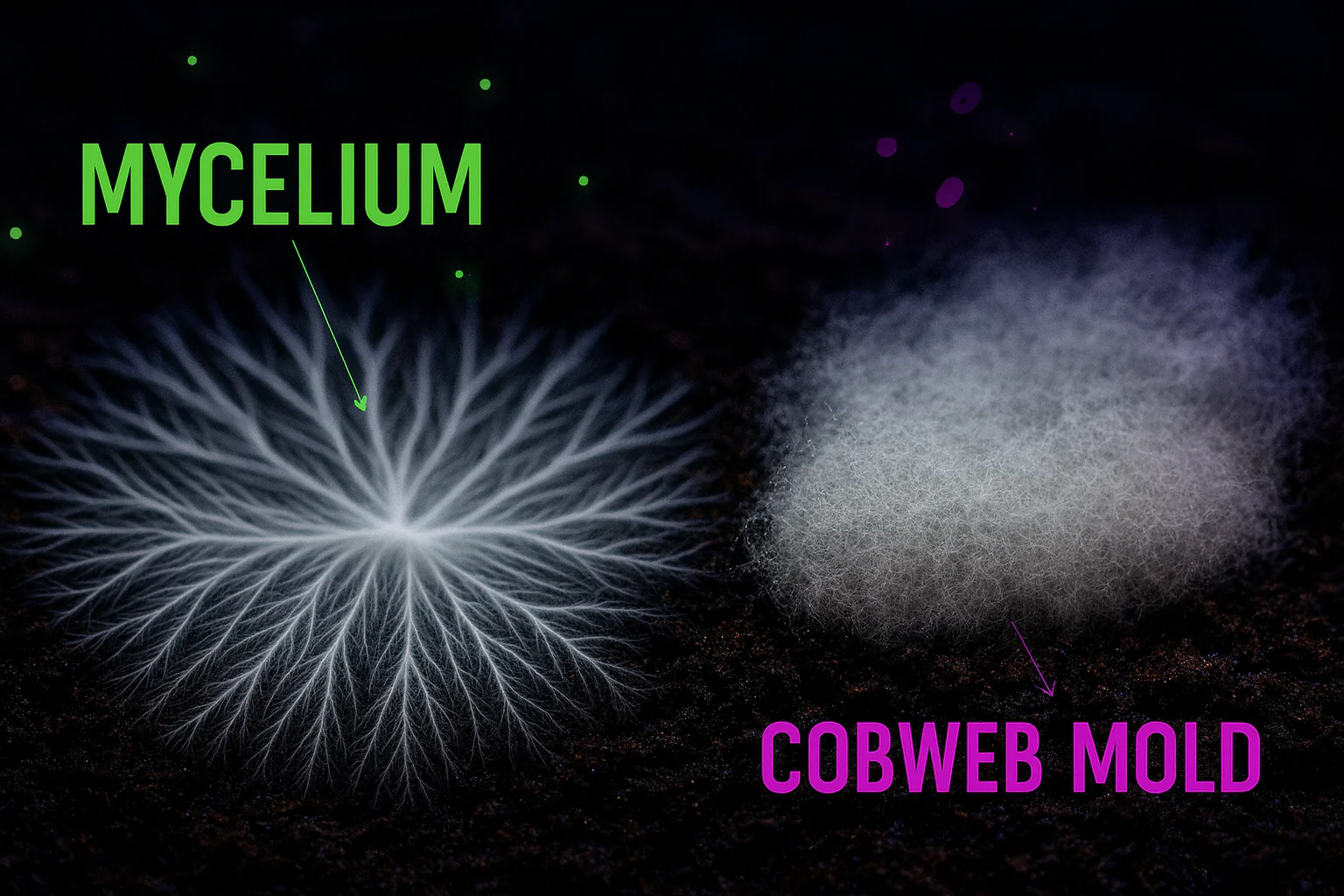 Cobweb Mold vs Mycelium: Spot the Difference Before It's Too Late ...