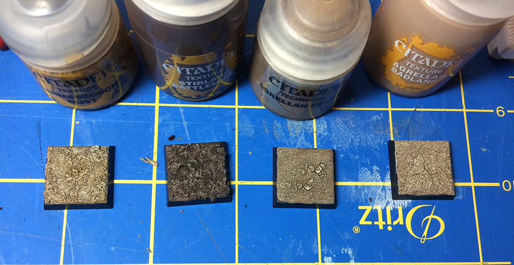 Agrellan Earth vs Badland: Which Citadel Texture Paint Should You ...