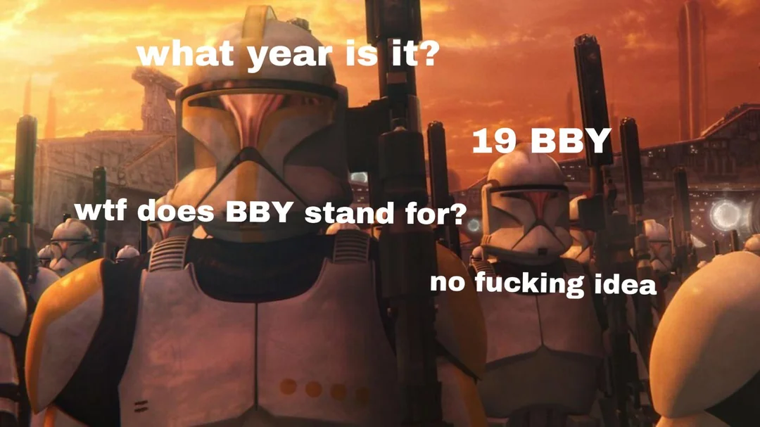 What Does BBY Mean in Star Wars? | bigwritehook